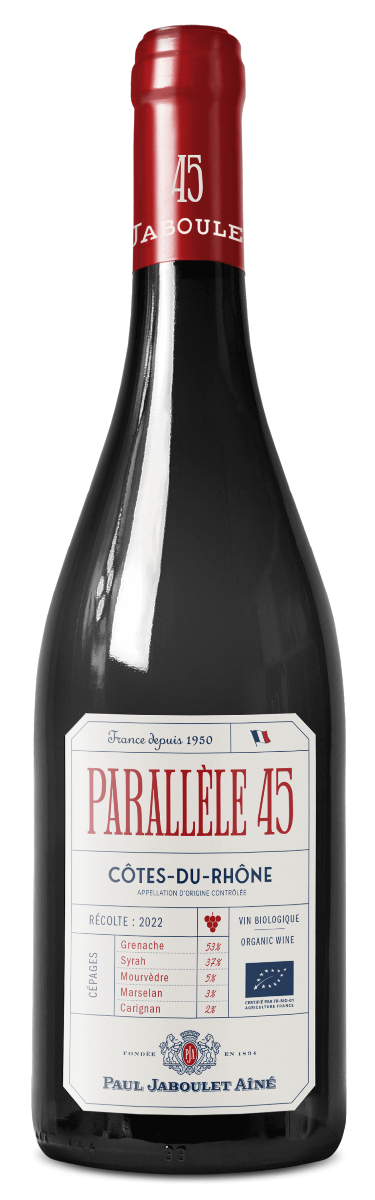Parallèle 45 Red - Côtes du Rhône - Domaines Paul Jaboulet Aîné